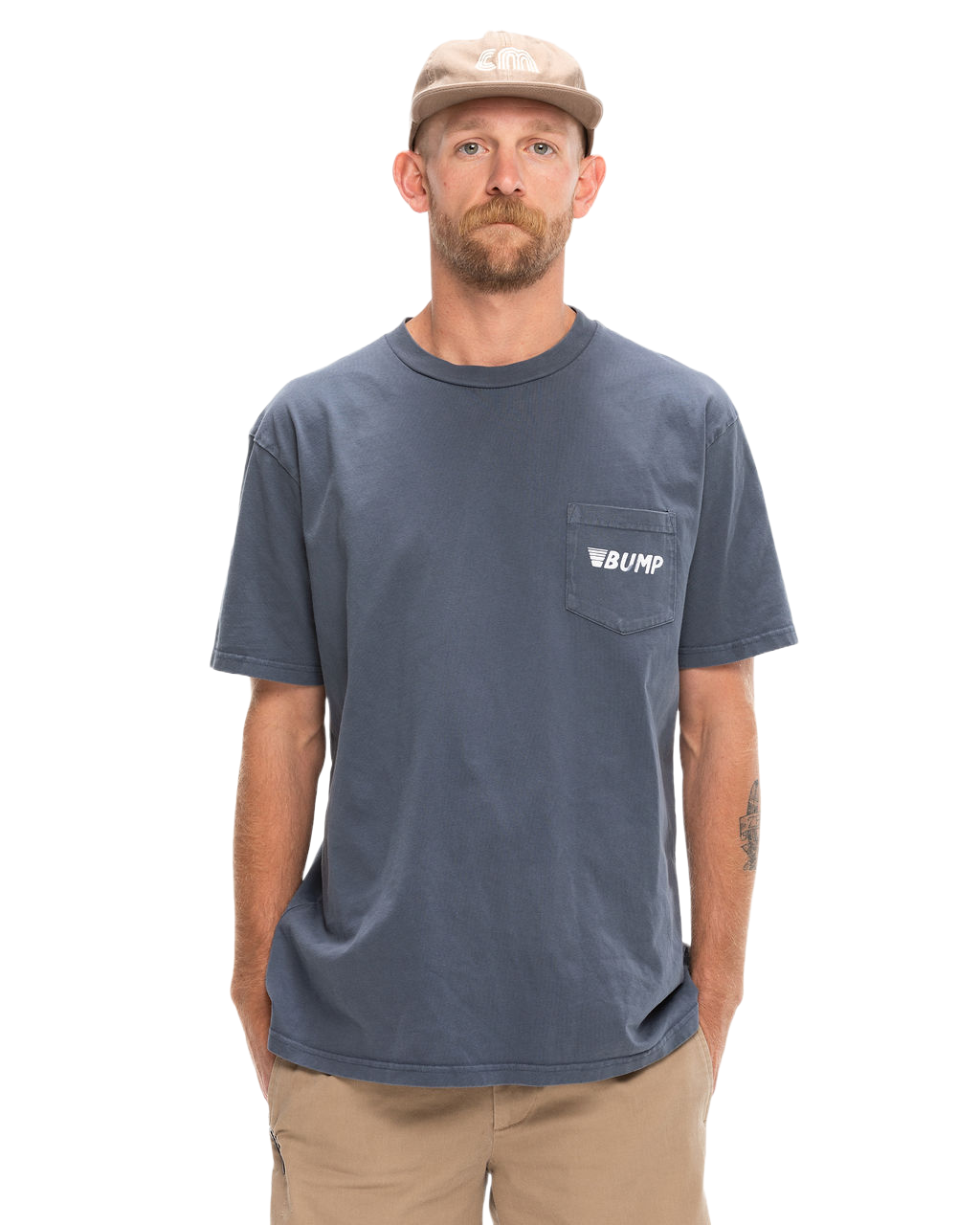 Blue Logo Tee – BUMP COFFEE